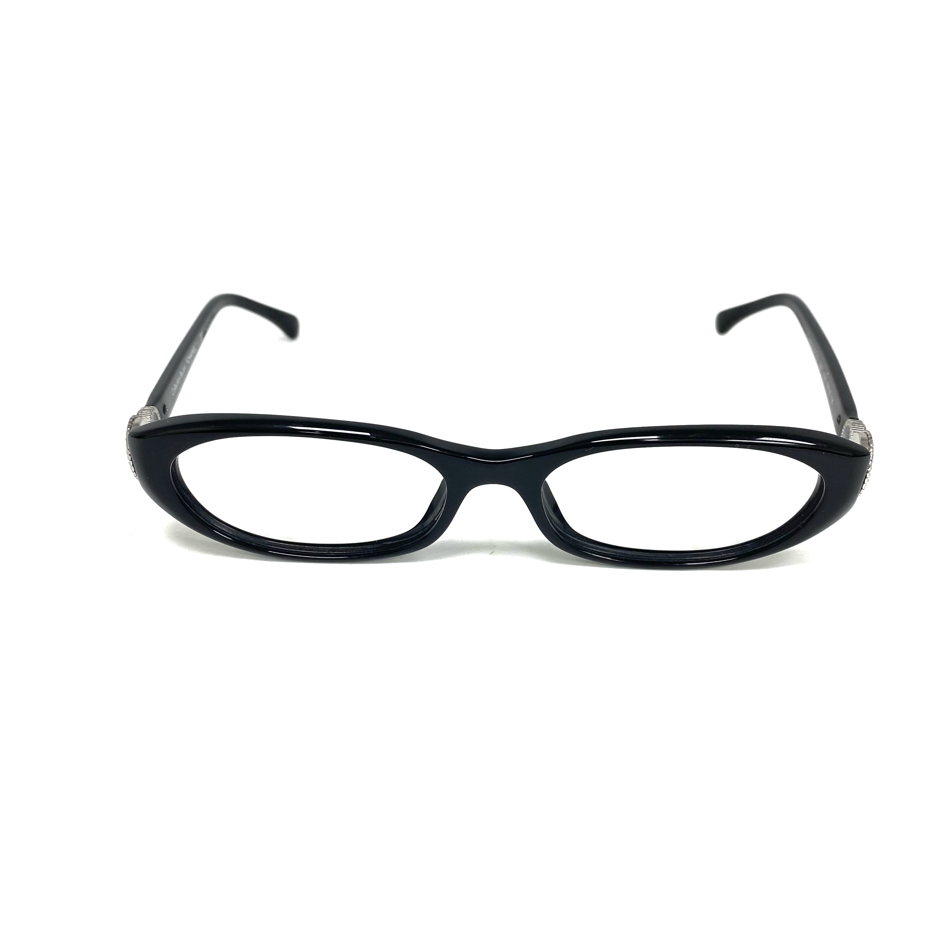 Chanel 香奈兒 Black Resin Glasses Frame 黑色樹脂眼鏡框 - 257028809 – Eco Ring